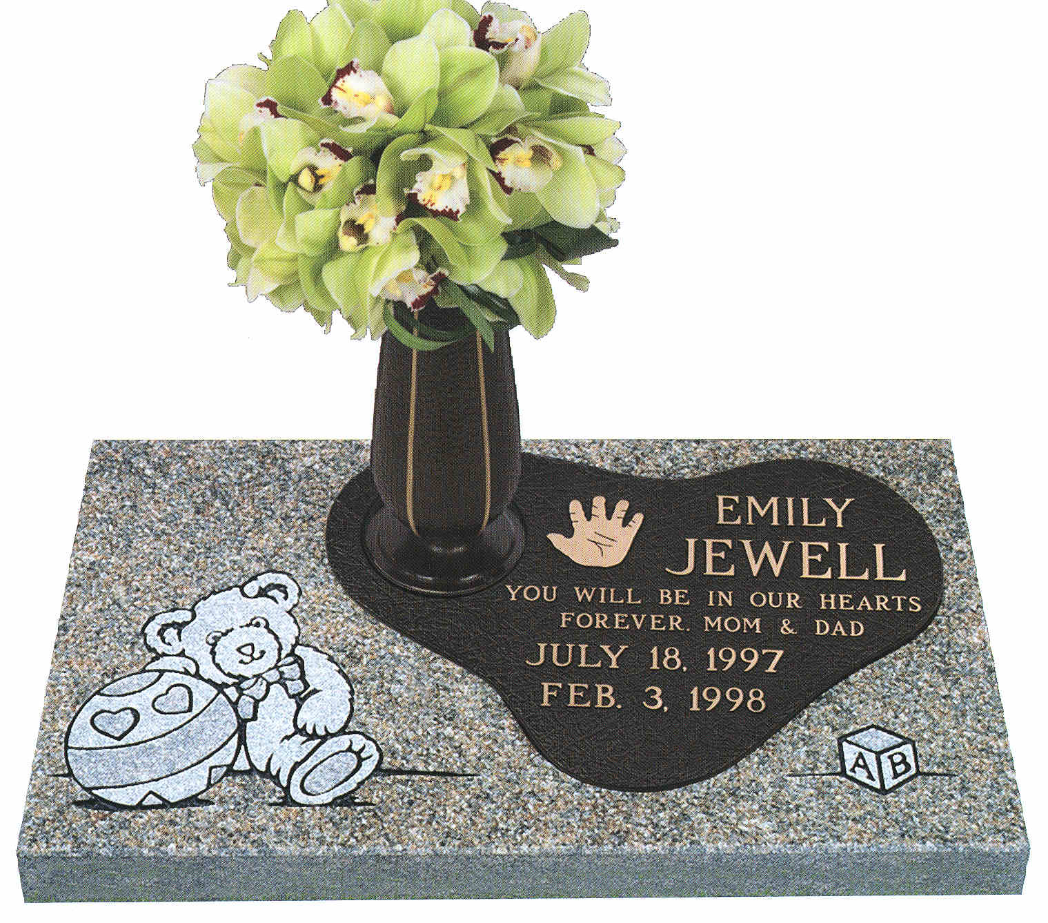 Child Headstone, Children Markers, Gravestone for a child